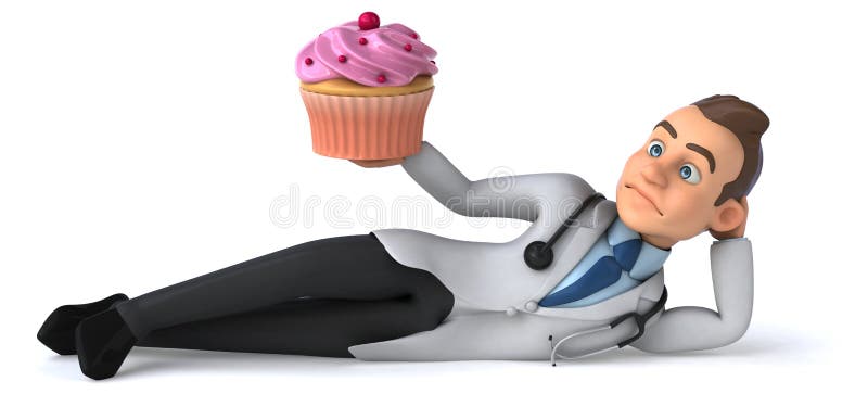 Fun doctor stock illustration. Illustration of cardiologist - 54388263