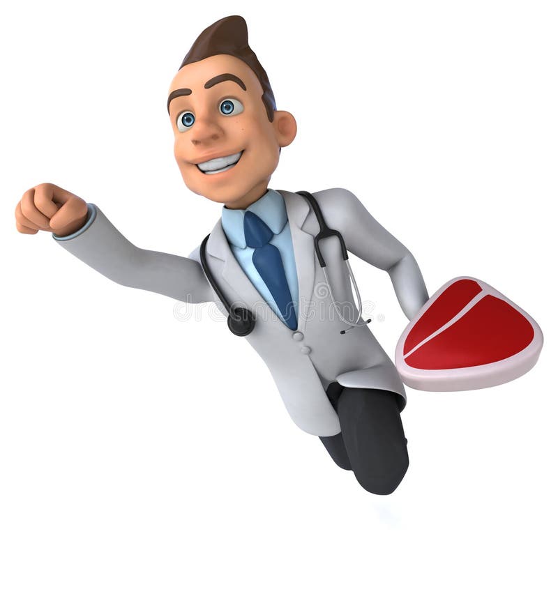 Fun doctor stock illustration. Illustration of patient - 54388434