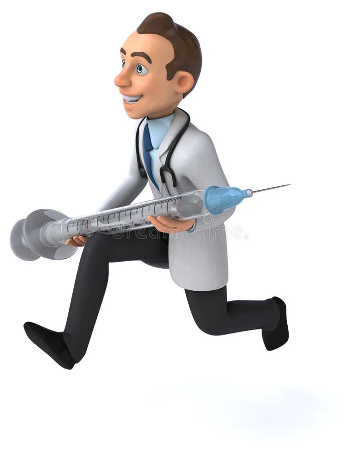 Fun doctor stock illustration. Illustration of doctor - 54388806