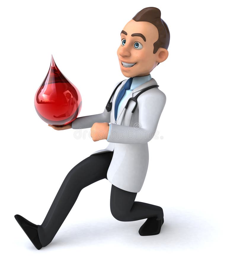 Fun doctor stock illustration. Illustration of physician - 55286399