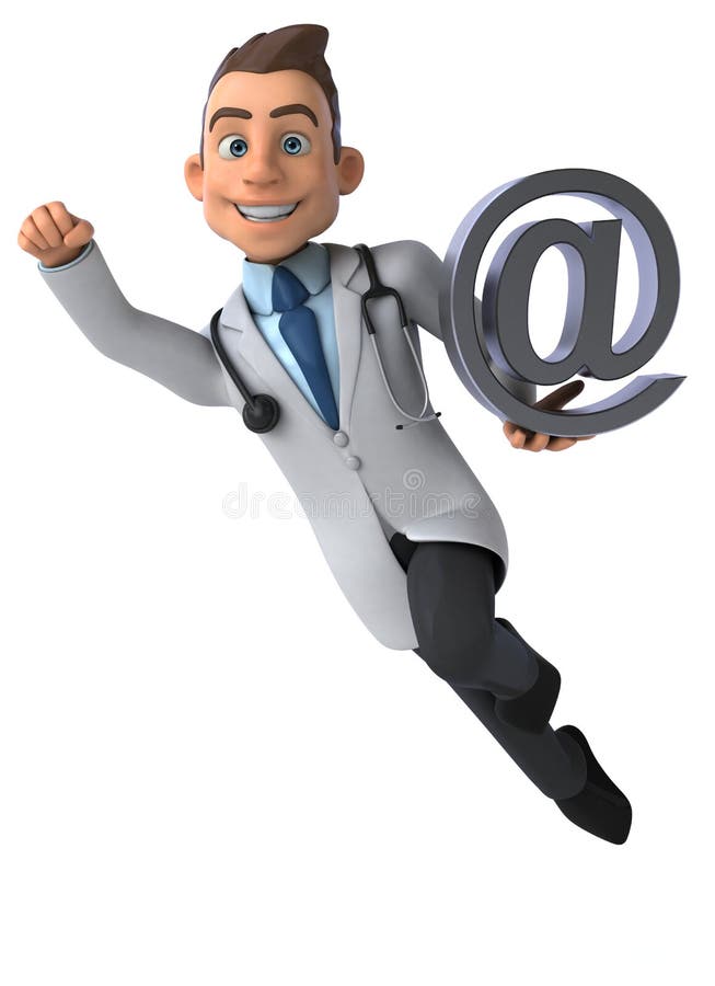 Fun doctor stock illustration. Illustration of hospital - 57160752