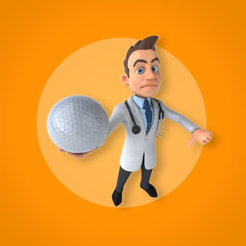 Fun doctor stock illustration. Illustration of clinic - 73943347