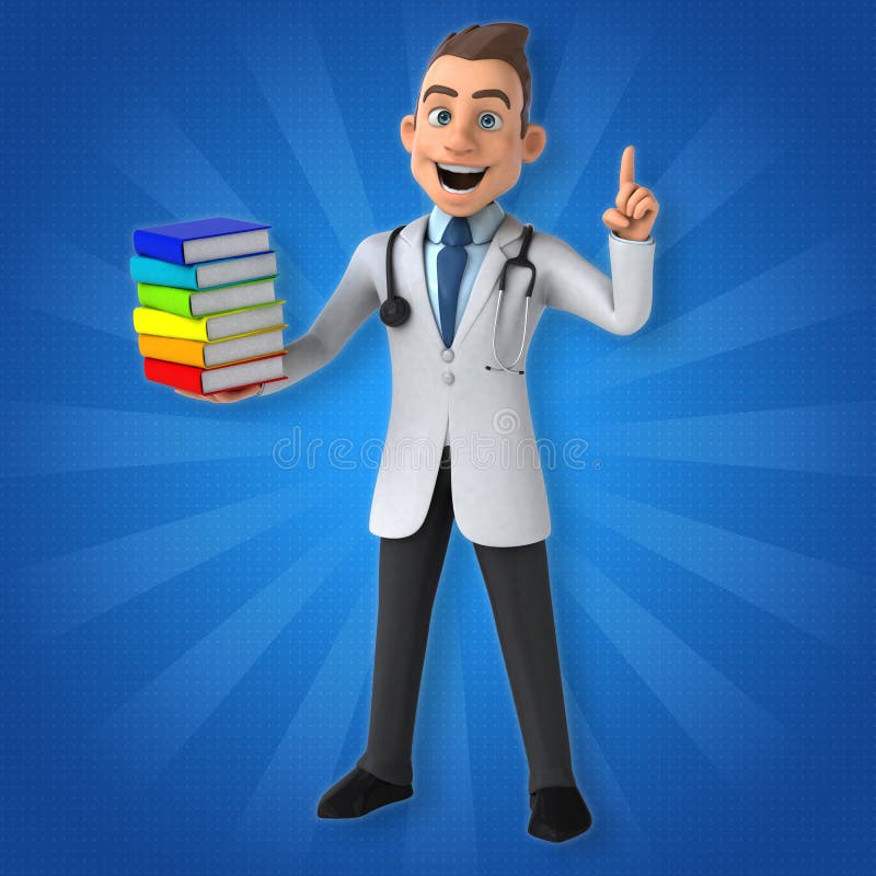 Fun doctor stock illustration. Illustration of doctors - 73943374