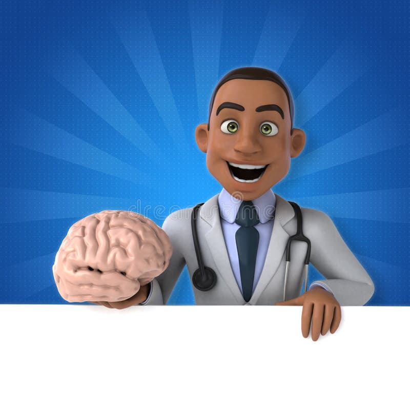 Fun doctor stock illustration. Illustration of science - 73944042