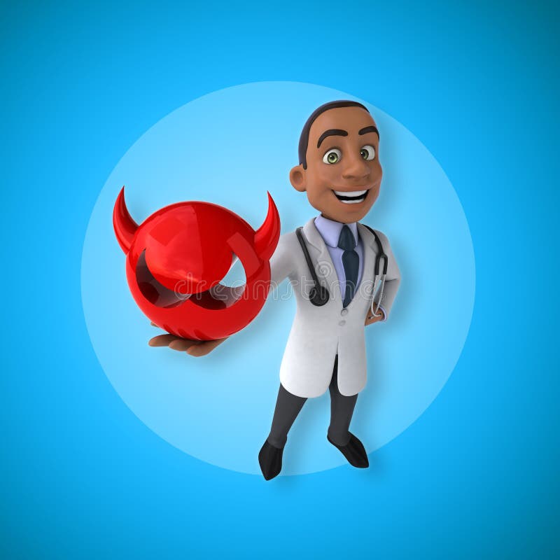 Fun doctor stock illustration. Illustration of examine - 73944063