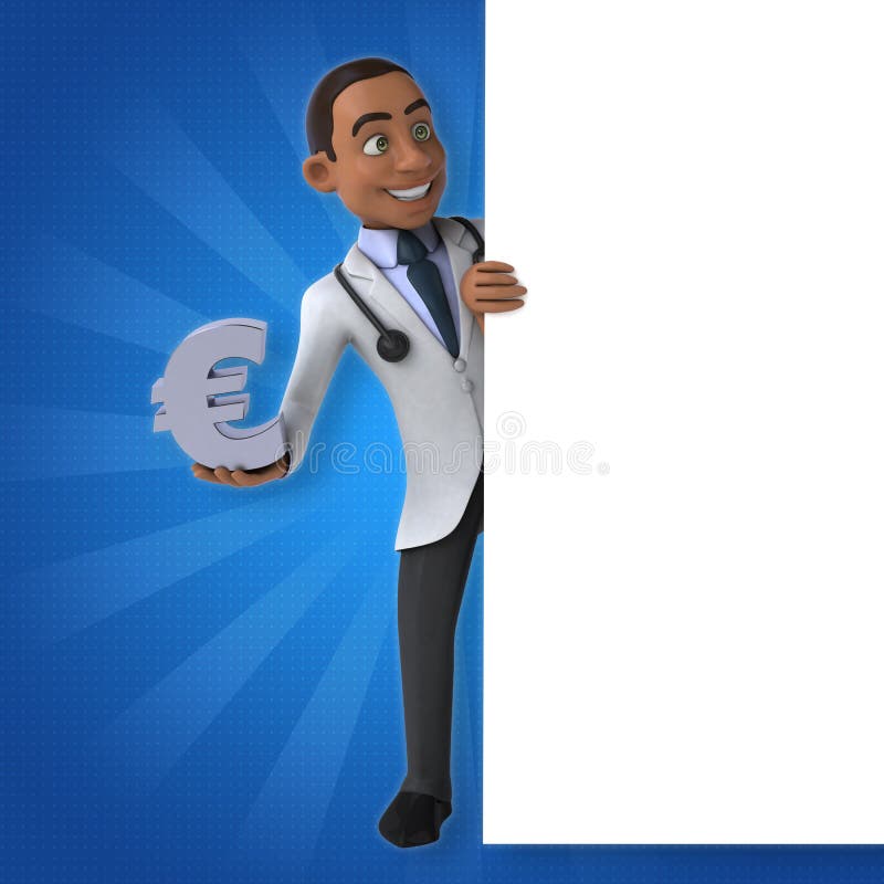Fun doctor stock illustration. Illustration of examine - 73944146