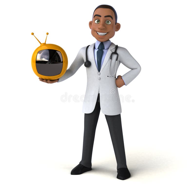 Fun doctor stock illustration. Illustration of male, healthy - 82476235