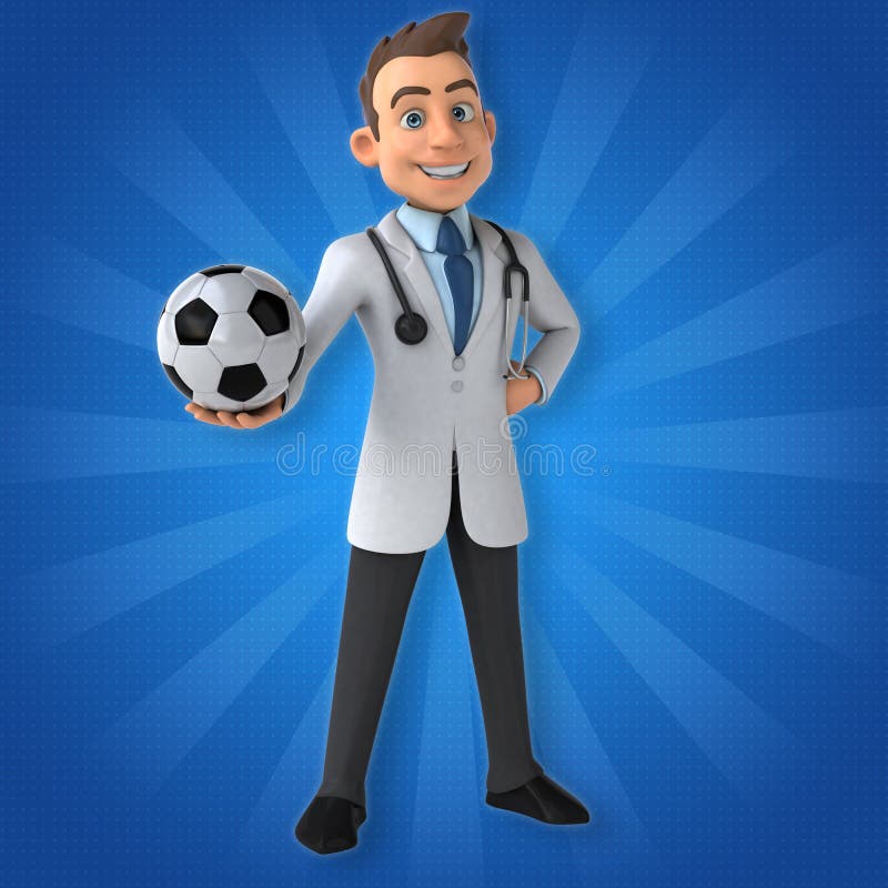 Fun doctor stock illustration. Illustration of doctor - 98063600