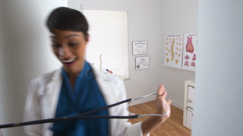 Fun Doctor Dancing in the Office Stock Video - Video of medicine, care ...