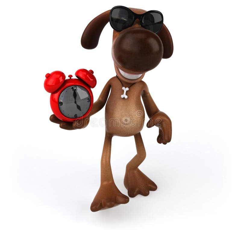 Alarm Clock Dog Stock Illustrations – 199 Alarm Clock Dog Stock ...