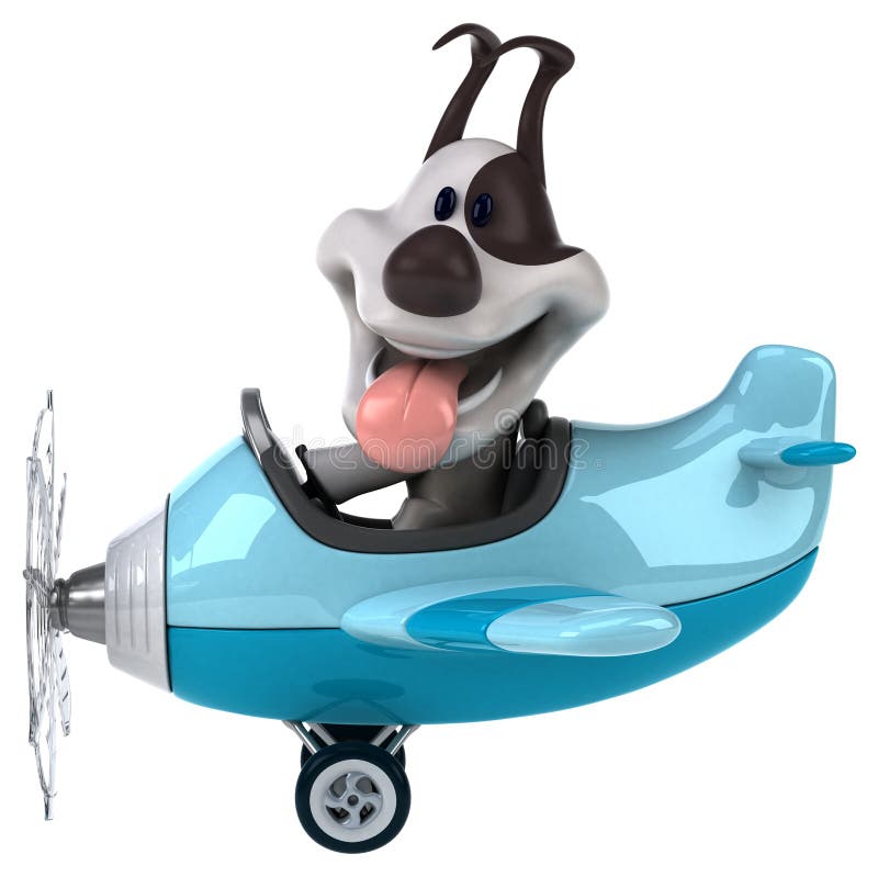 Dog is pilot stock vector. Illustration of airplane, flying - 20508144