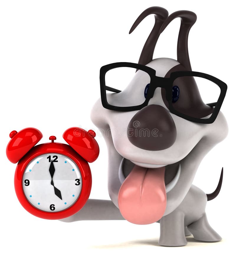Alarm Clock Dog Stock Illustrations – 199 Alarm Clock Dog Stock ...
