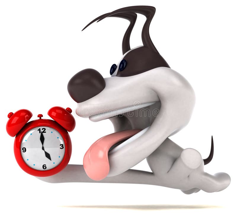 Alarm Clock Dog Stock Illustrations – 199 Alarm Clock Dog Stock ...