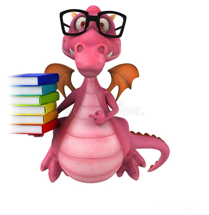 Fun dragon stock illustration. Illustration of happy - 114617027