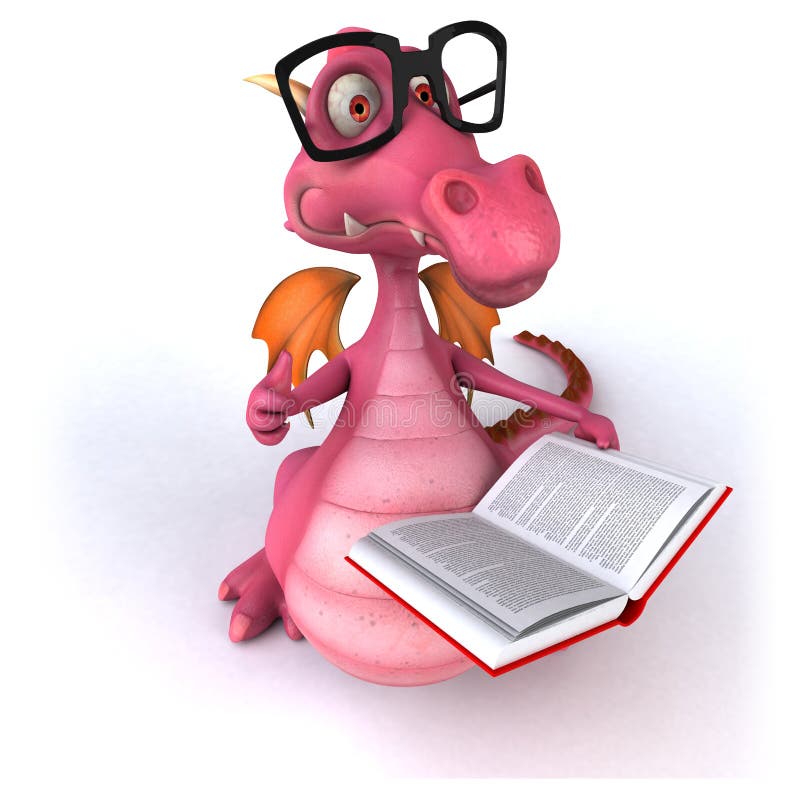 Fun dragon stock illustration. Illustration of open - 114617051