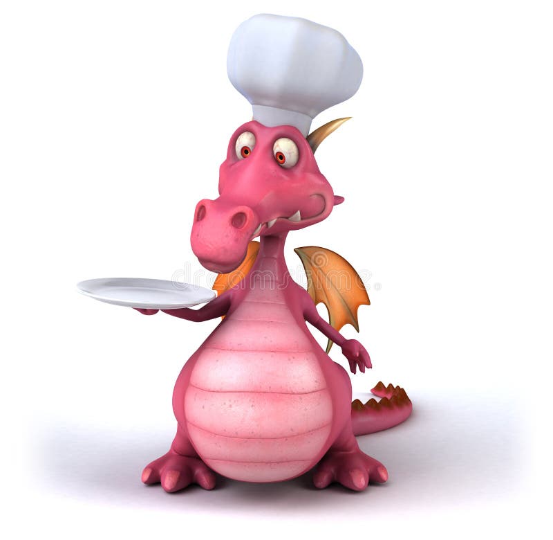 Fun dragon stock illustration. Illustration of design - 130951525