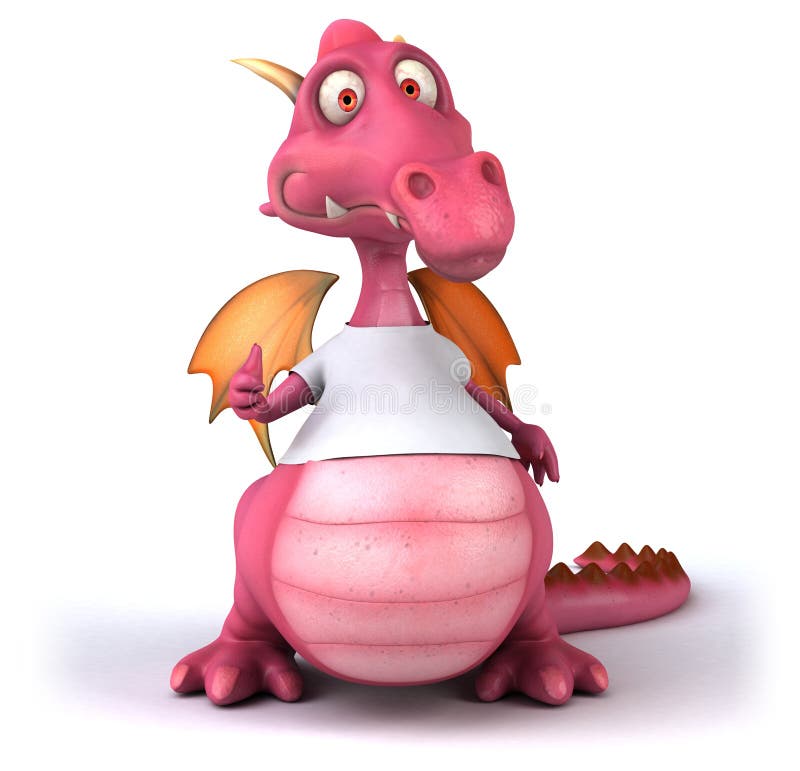 Fun dragon stock illustration. Illustration of dragon - 130951597