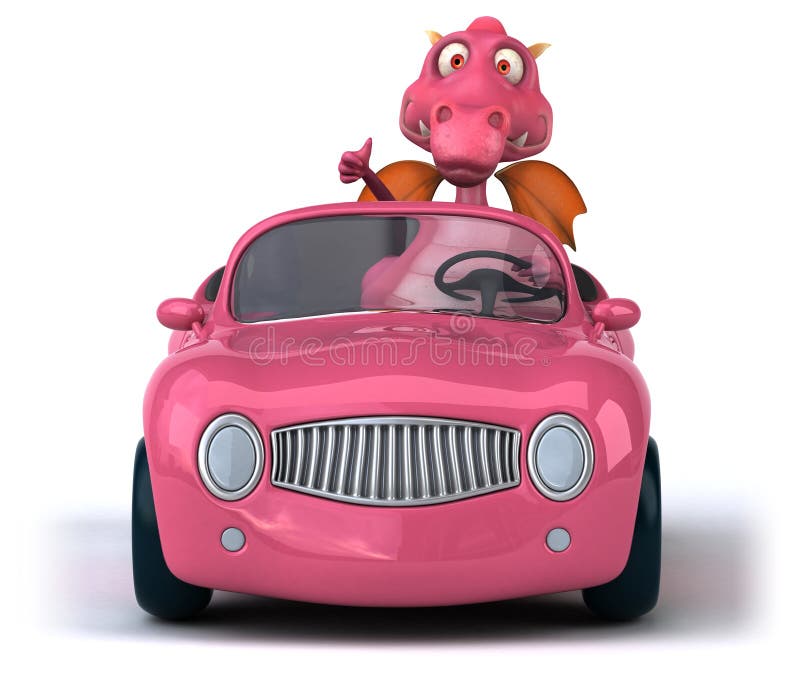 Car Dragon Driving Fantasy Stock Illustrations – 21 Car Dragon Driving ...