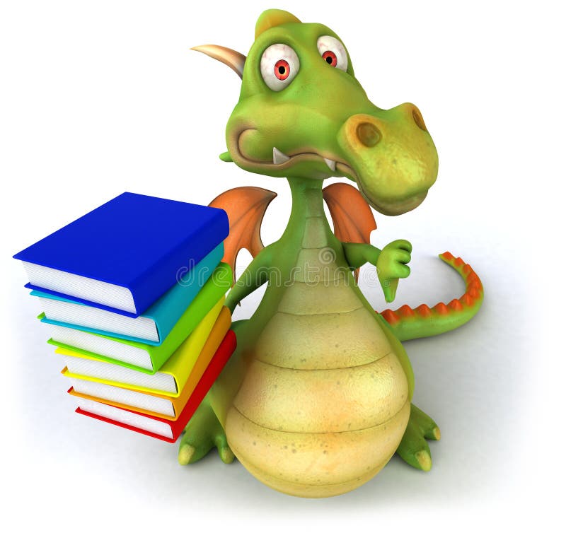 Fun dragon stock illustration. Illustration of fire, history - 37697513