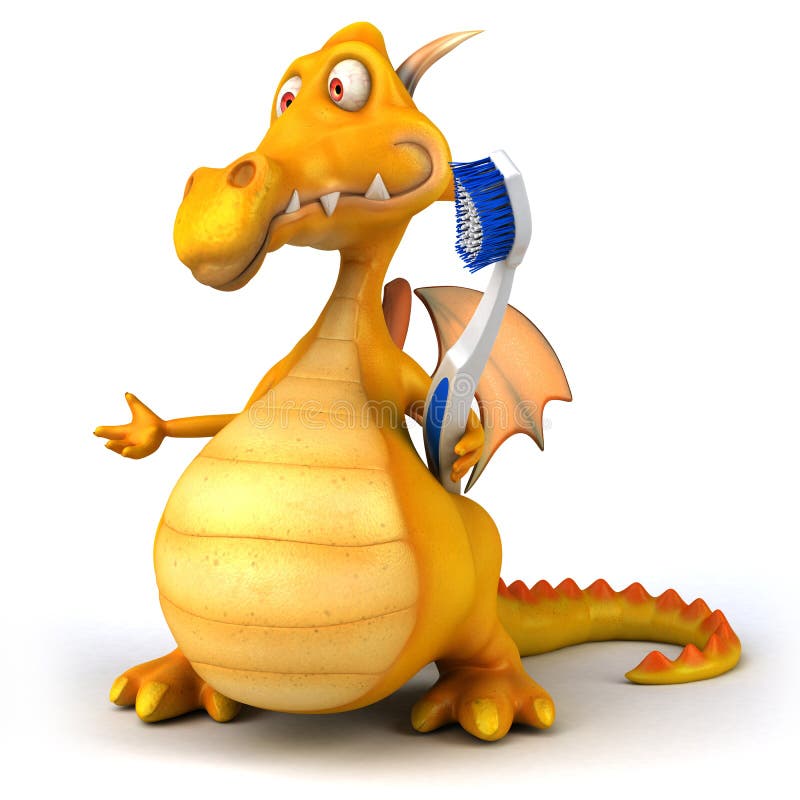 Fun dragon stock illustration. Illustration of wing, design - 44355263