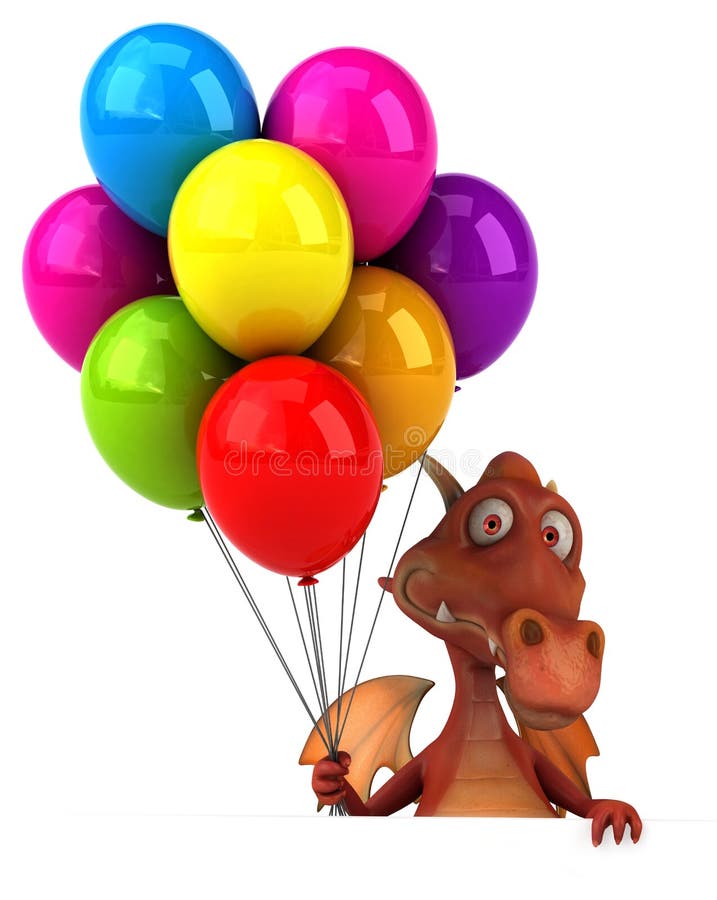 Fun dragon stock illustration. Illustration of smile - 46388426