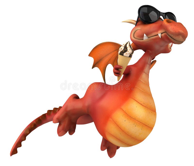 Fun dragon stock illustration. Illustration of history - 47740405