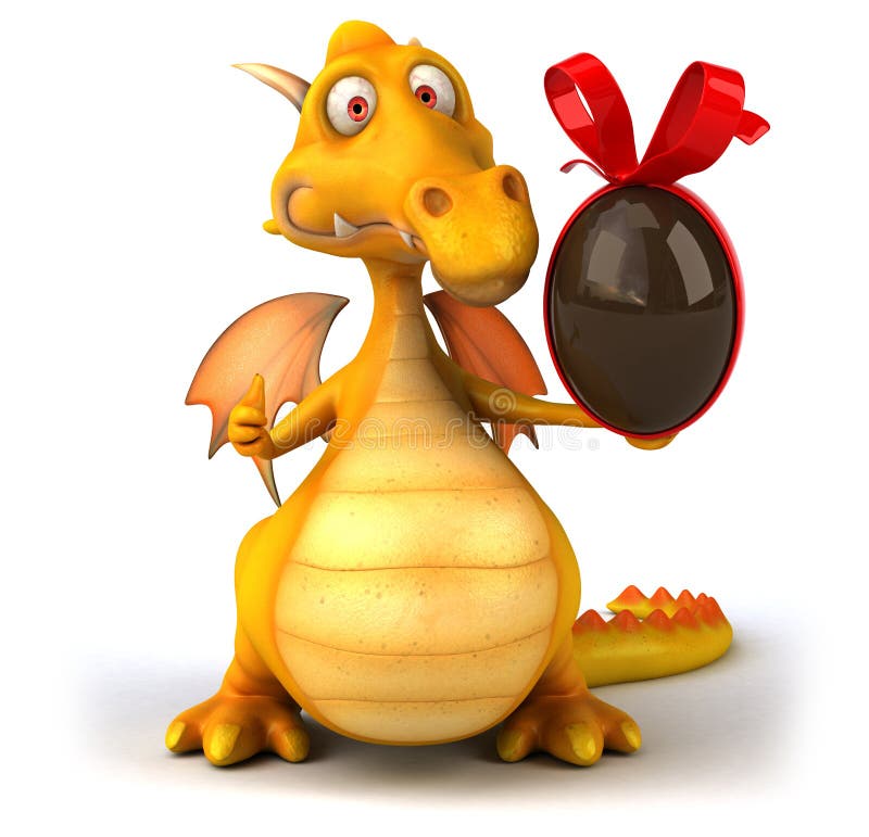 Fun dragon stock illustration. Illustration of fantasy - 49694451