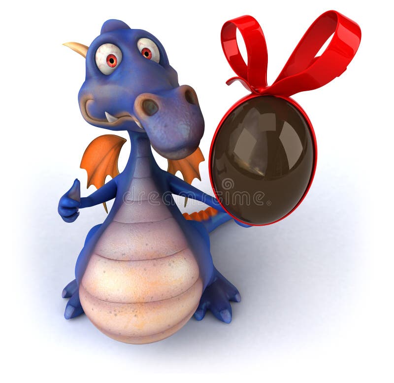 Fun dragon stock illustration. Illustration of smile - 54714895