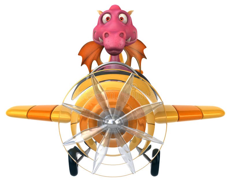 Fun dragon stock illustration. Illustration of flight - 63195710
