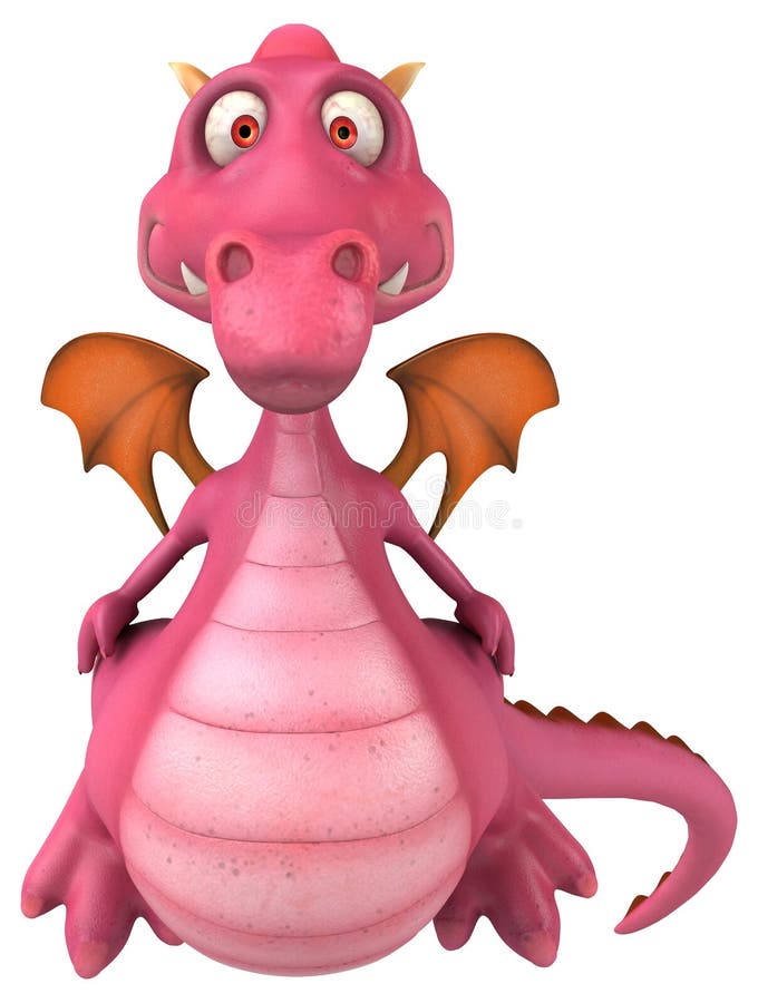 Fun dragon stock illustration. Illustration of smile - 67889781