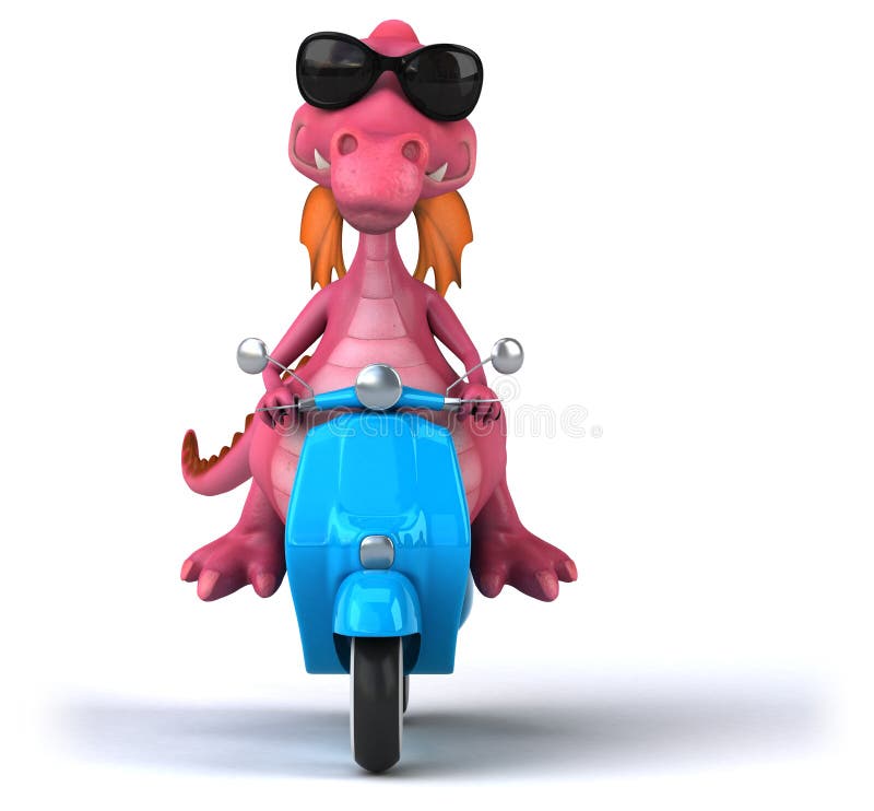 Fun dragon stock illustration. Illustration of monster - 72179577