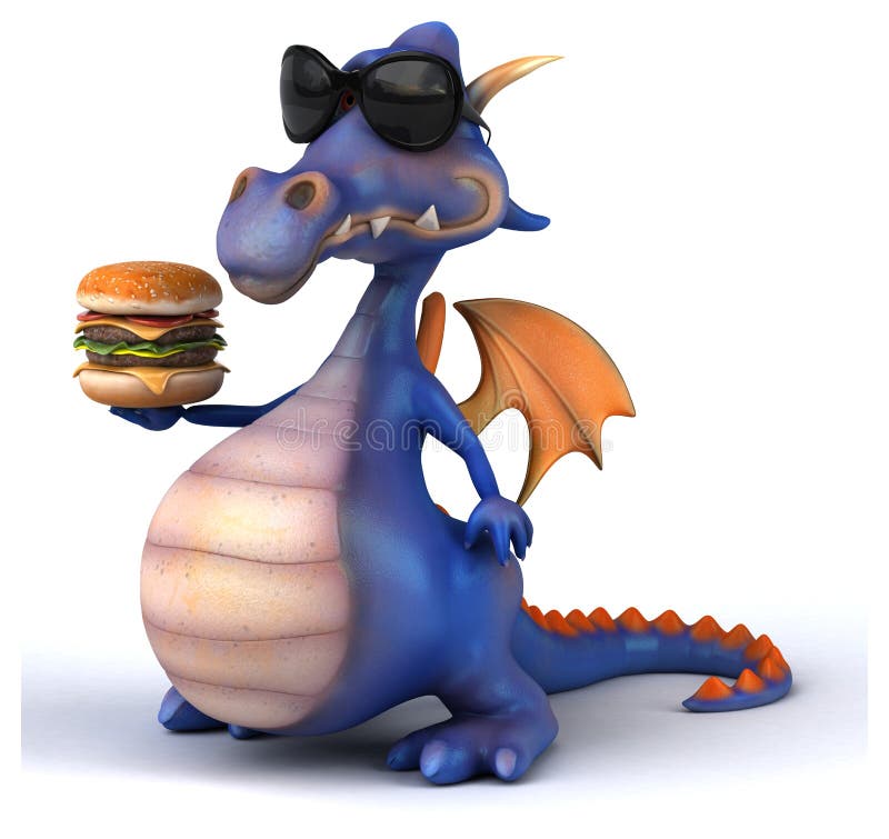 Fun dragon stock illustration. Illustration of fantasy - 76173402