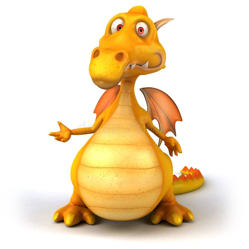 Fun dragon stock illustration. Illustration of head, funny - 34650129