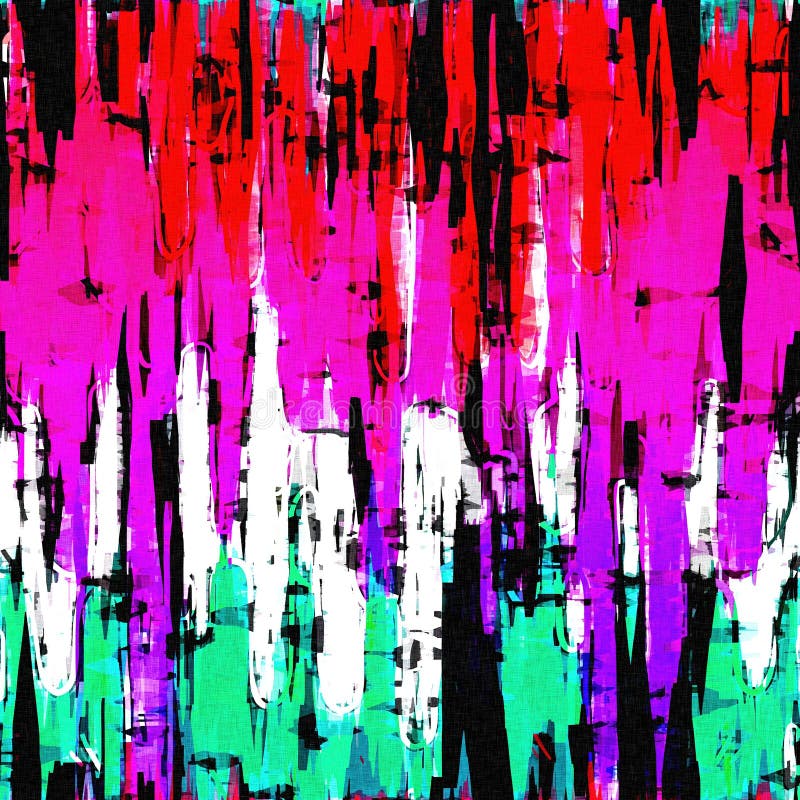 Fun Dripping Paint Effect Digital Pattern with Whimsical Ink Splodge ...