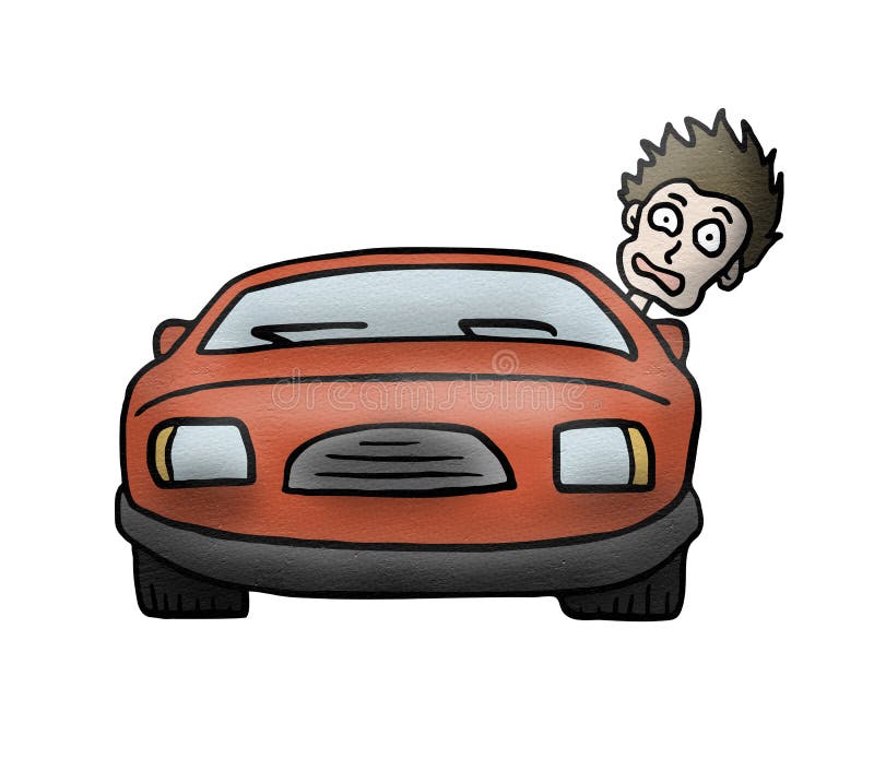 Fun drive car stock illustration. Illustration of fast - 103008200