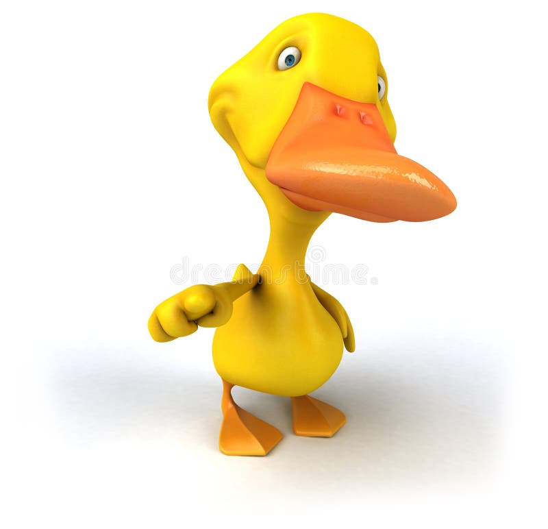 Toon Duck Quack stock illustration. Illustration of amusing - 6864902