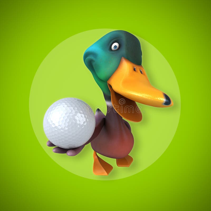 Fun duck stock illustration. Illustration of feather - 69192710