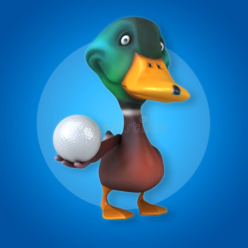 Fun duck stock illustration. Illustration of beak, colorful - 70065858