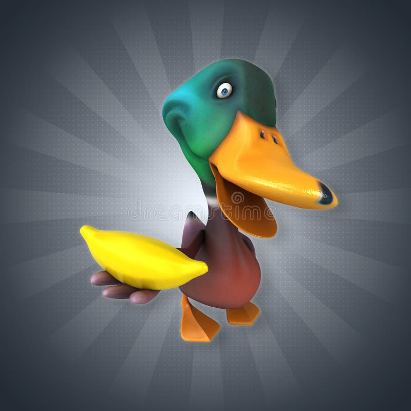 Fun duck stock illustration. Illustration of bird, beak - 70065887