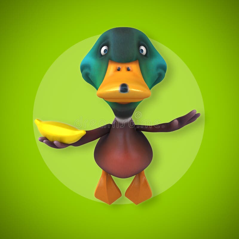 Fun duck stock illustration. Illustration of bird, beak - 70066179