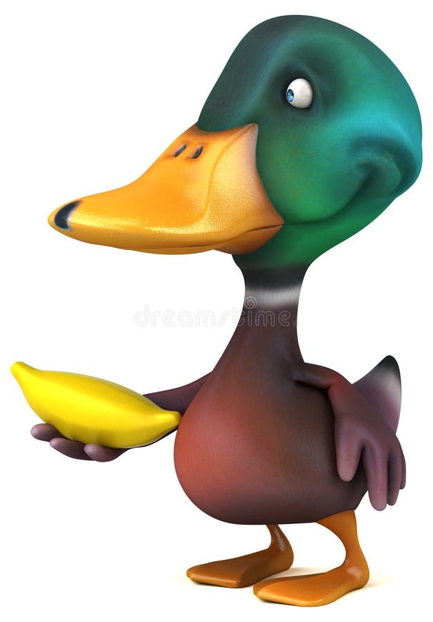 Fun duck stock illustration. Illustration of nature, avian - 70429696