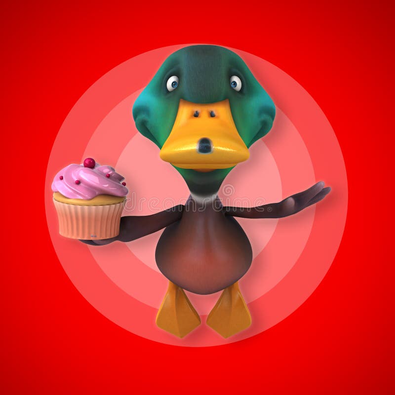 Fun duck stock illustration. Illustration of diet, duck - 70982568