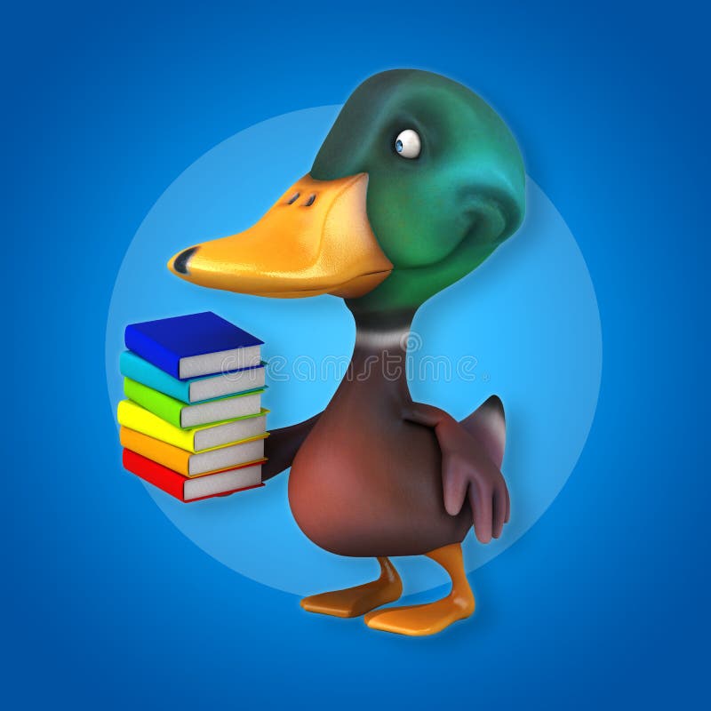 Fun duck stock illustration. Illustration of wildlife - 72584038