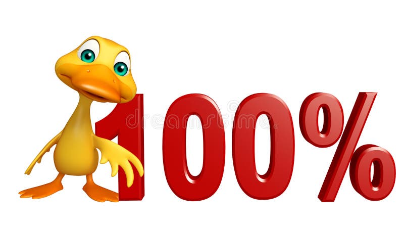 Duck Cartoon Character 100 Sign Stock Illustrations – 6 Duck Cartoon ...