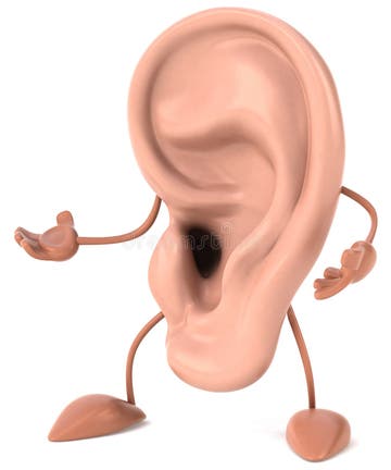 Fun ear stock illustration. Illustration of hear, sense - 16917481