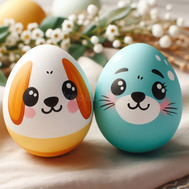 Fun Easter Egg Art stock illustration. Illustration of whimsical ...