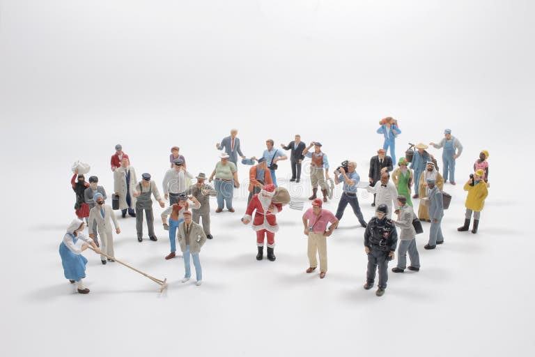 A Fun of Employee Figure of Industrial Classification Stock Photo ...