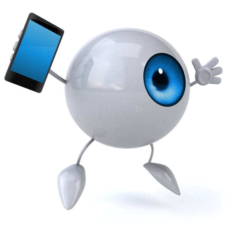 Fun eye stock illustration. Illustration of medicine - 43805496