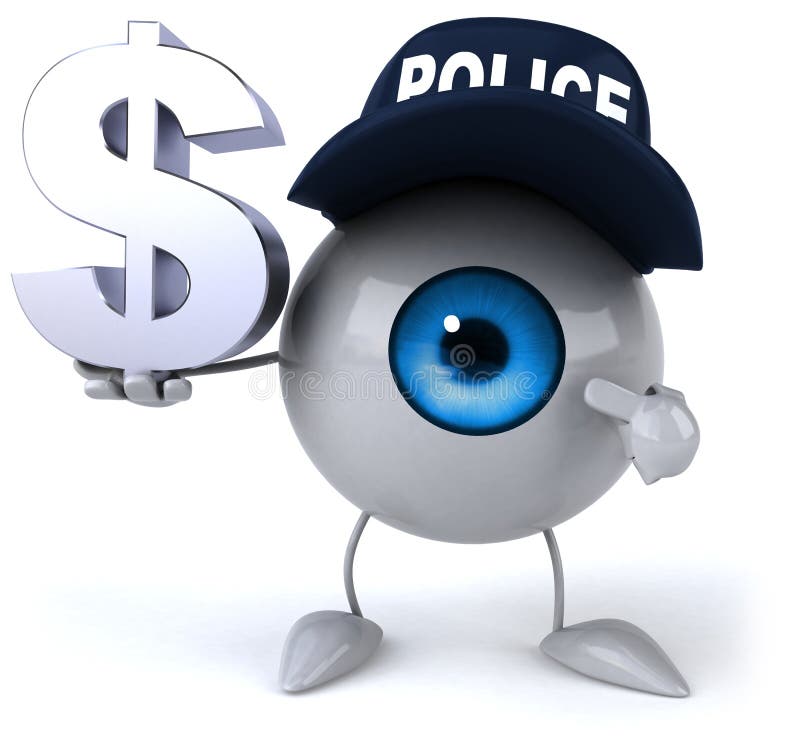 Fun eye stock illustration. Illustration of money, care - 43927958