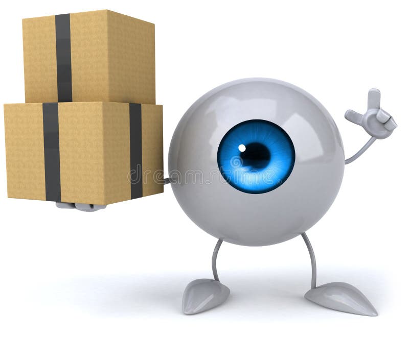Fun eye stock illustration. Illustration of moving, clean - 44309337